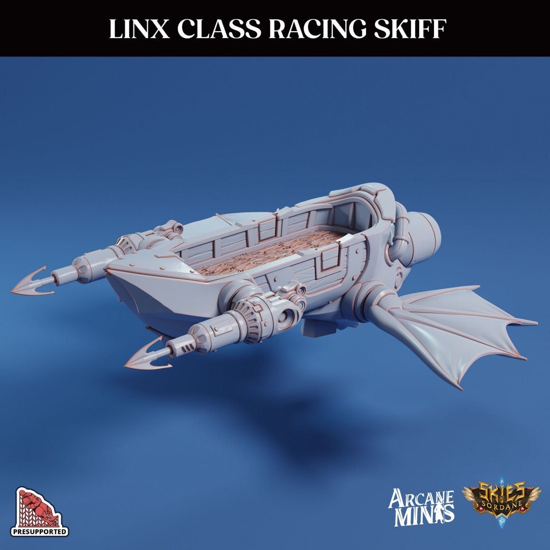 Linx Class Racing Skiff Ship Dnd Terrain, Dungeons and Dragons, Dnd ...