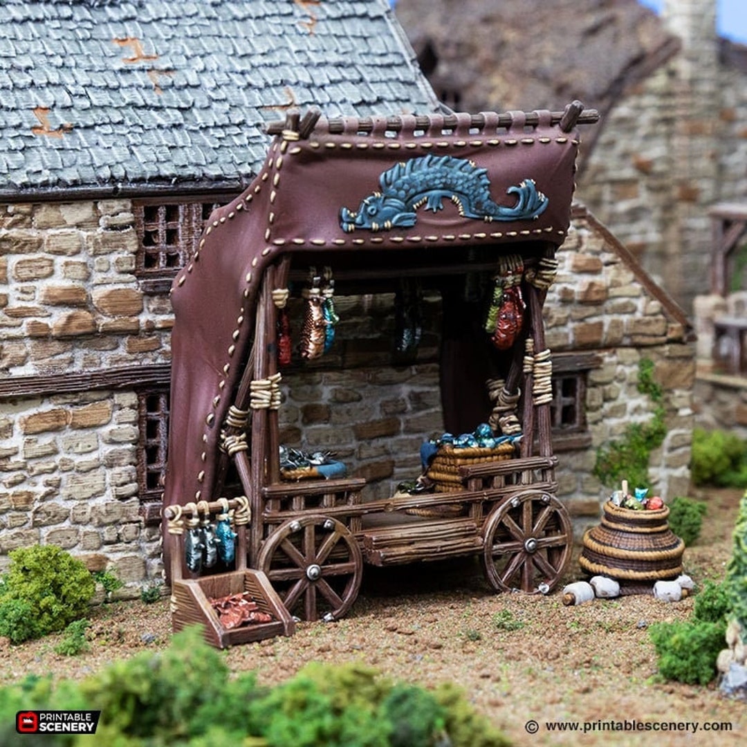 Fish Monger Dnd Terrain for Dungeons and Dragons Terrain, D&D, D and D ...