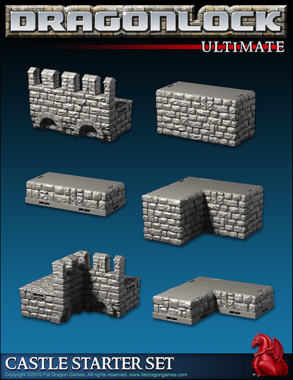 Dnd Terrain Castle Set Dnd Terrain Pathfinder D and D - Etsy
