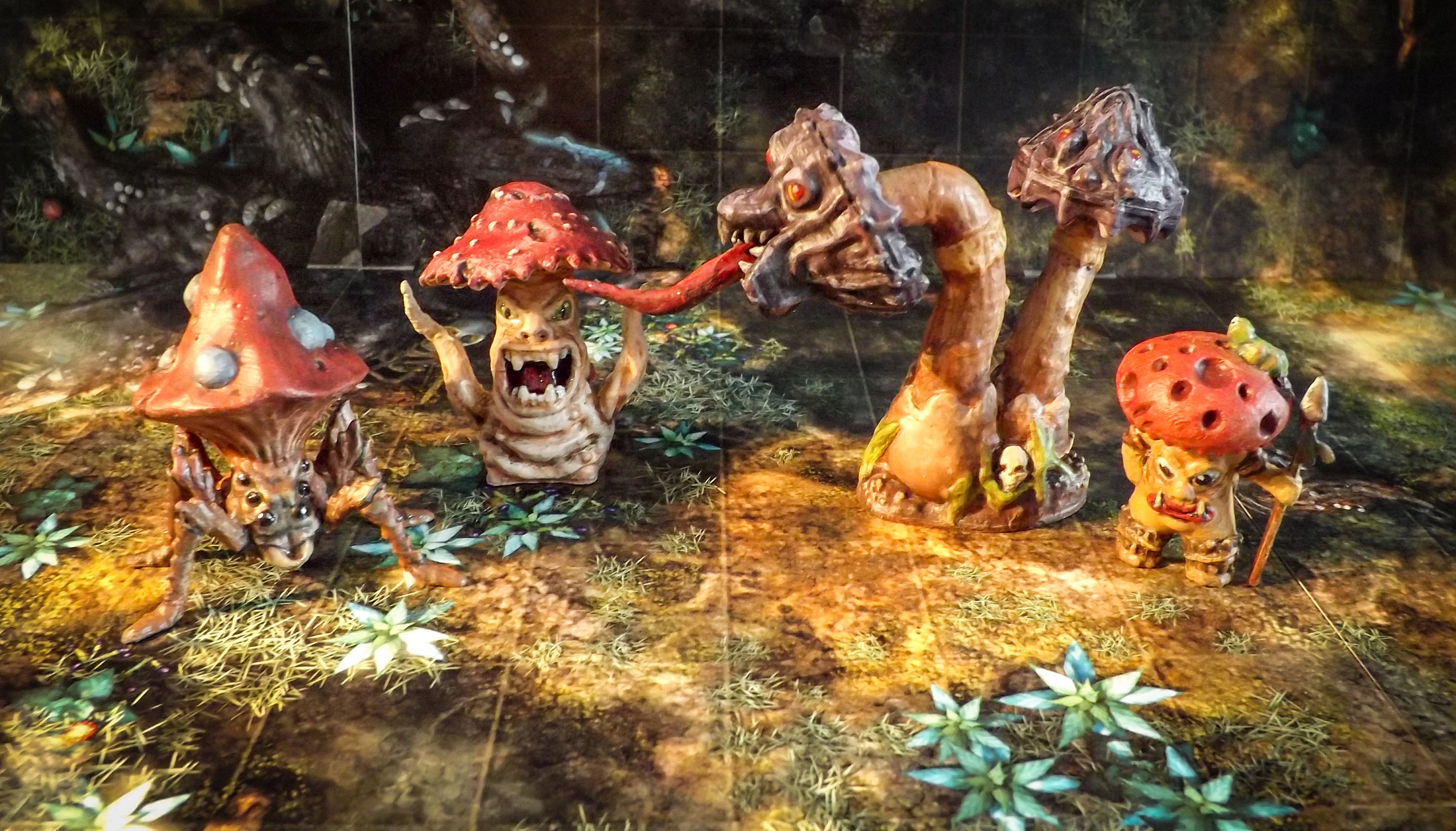 15mm 28mm 32mm Dnd Miniature Killer Mushrooms D&D Terrain | Etsy