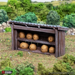 Hives and Beekeepers Set Dnd Terrain for Dungeons and Dragons Terrain ...