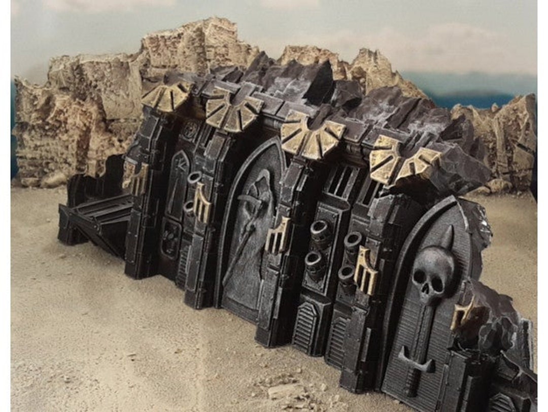 28mm Gothic Spaceship Wreck Part B Ver.1 Wargaming Terrain Legion ...