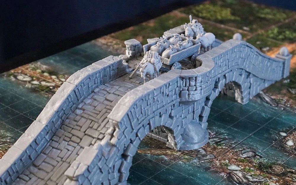 City of Tarok Modular Bridge Dnd Miniature Terrain for Dungeons and ...