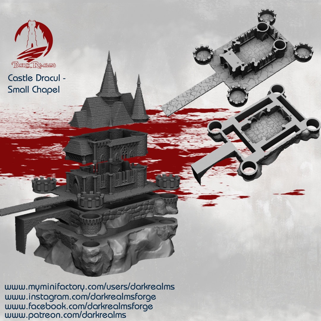 Dark Realms Dracul Castle Full Set Dnd Miniature Terrain for | Etsy