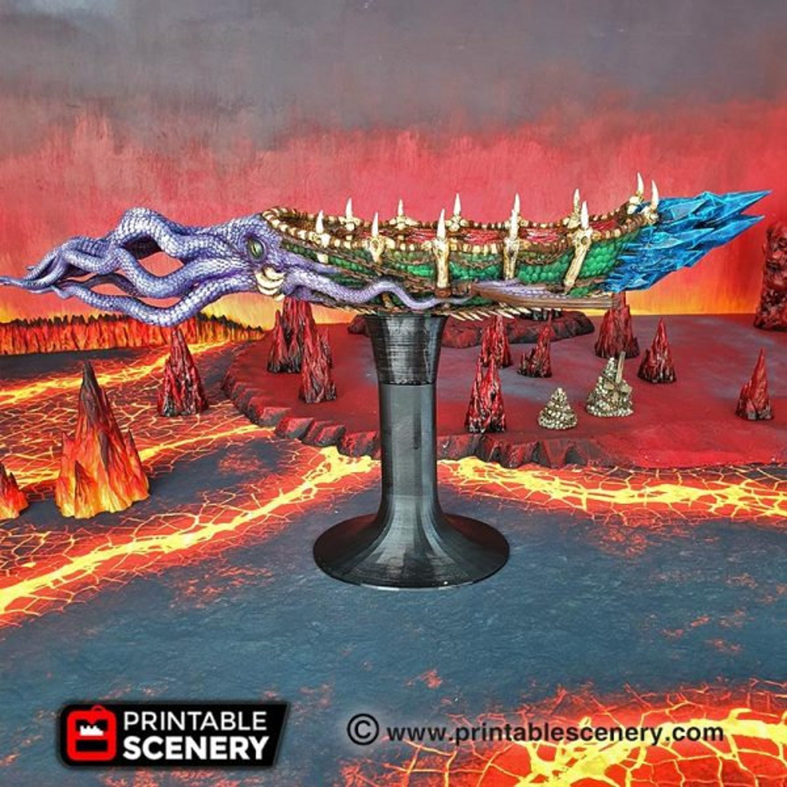 DnD Terrain Scourge Flyer DnD D&D 28mm Miniature RPG Terrain | Etsy