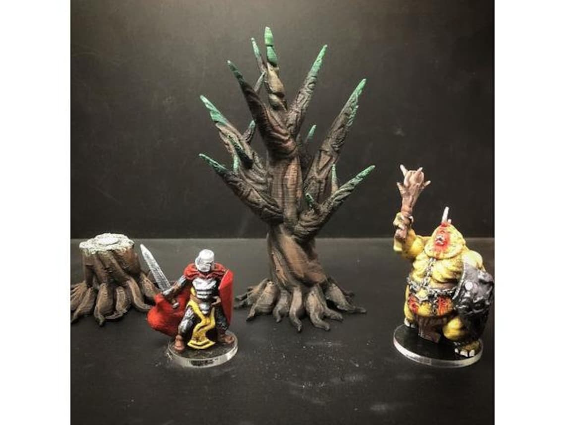 Forest Tree Dnd Miniature Terrain Dungeons and Dragons D&D - Etsy