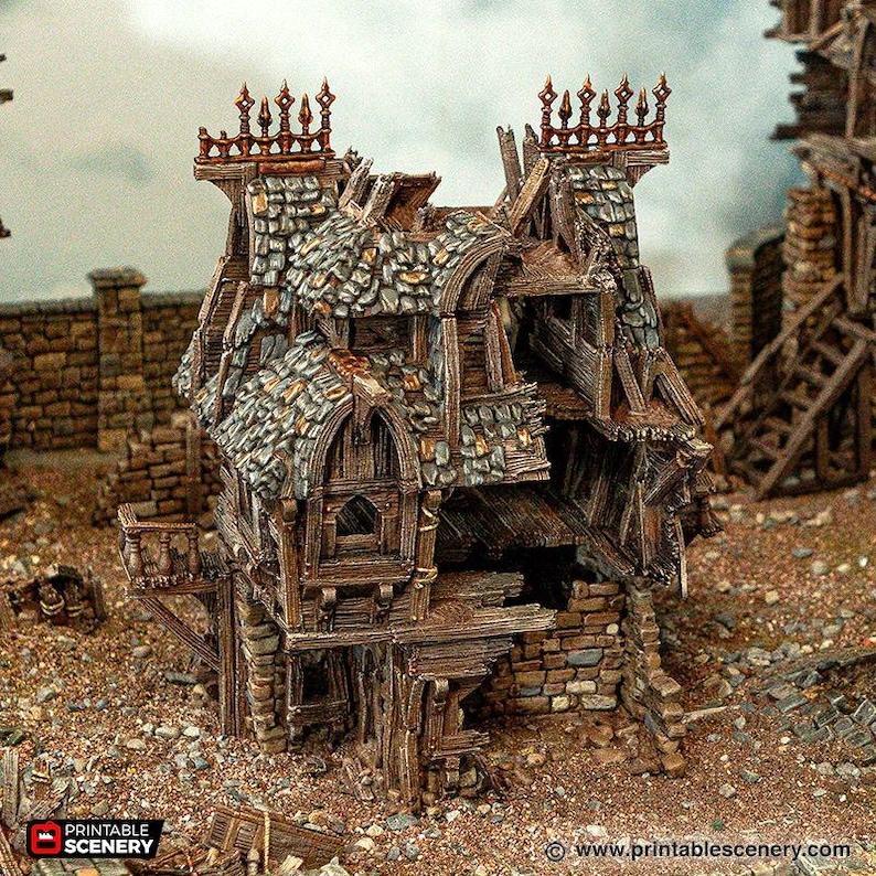 Cities of Ruin Buildings Bundle Dnd Miniature Terrain, Dungeons and ...