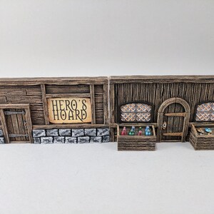 Medieval Town Shop Front Set 1 Dnd Terrain, Dungeons and Dragons ...