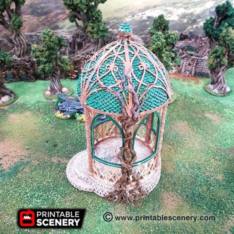 Dnd Terrain Elven Elves Shrine of Solace Dnd D&D 28mm - Etsy