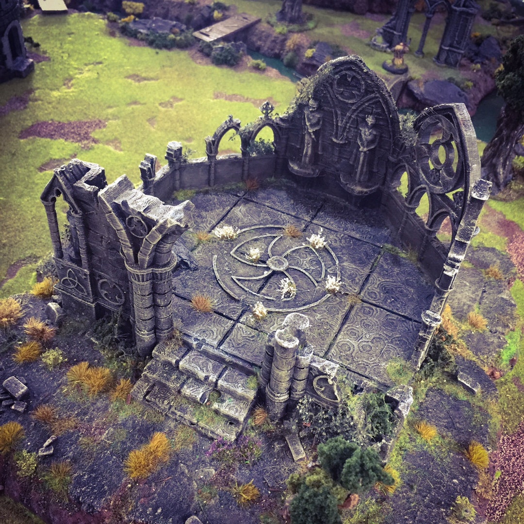 Gothic Abby Dnd Miniature Terrain for Dungeons and Dragons, D&D ...