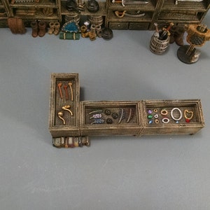 General Store Shelf Modular Dnd Miniature Terrain, Dungeons and Dragons ...