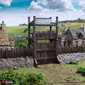Norman Garrison Walls Set Dnd Terrain for Dungeons and Dragons Terrain ...