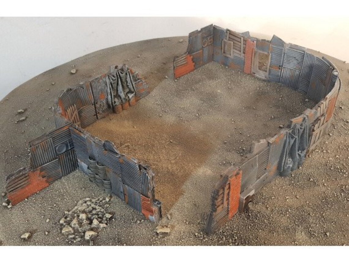 Gasland Shanty Barricades Dnd Pathfinder Role Play Terrain Not Finished ...