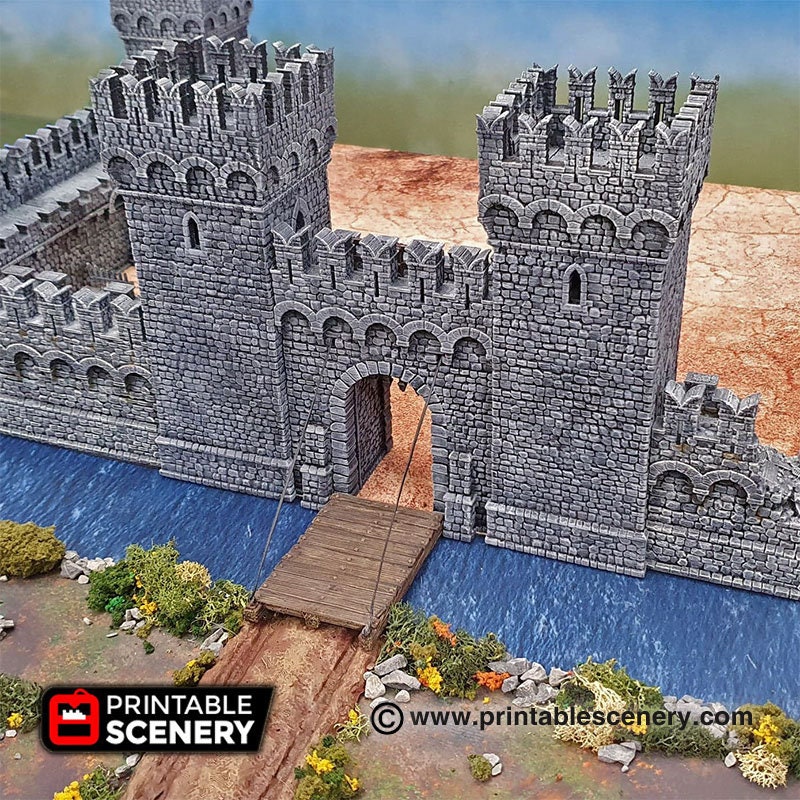 Winterdale Port Gatehouse Dnd Miniature Terrain for Dungeons and ...