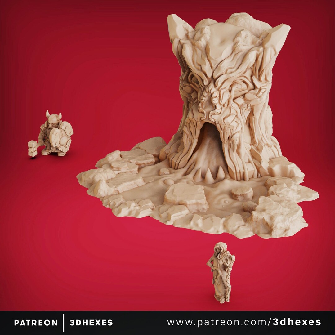 Maw of Fire Lava Cavern Dnd Miniature Terrain for Dungeons and Dragons ...
