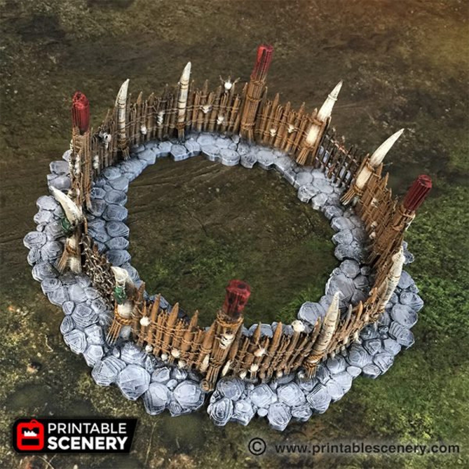 Dwarves, Elves and Demons - Dnd Terrain Fighting Pits | 28mm Miniature ...