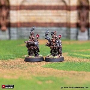 Barrel Rider Captain Dwarf Dnd Miniature Terrain Set, Resin Miniature ...