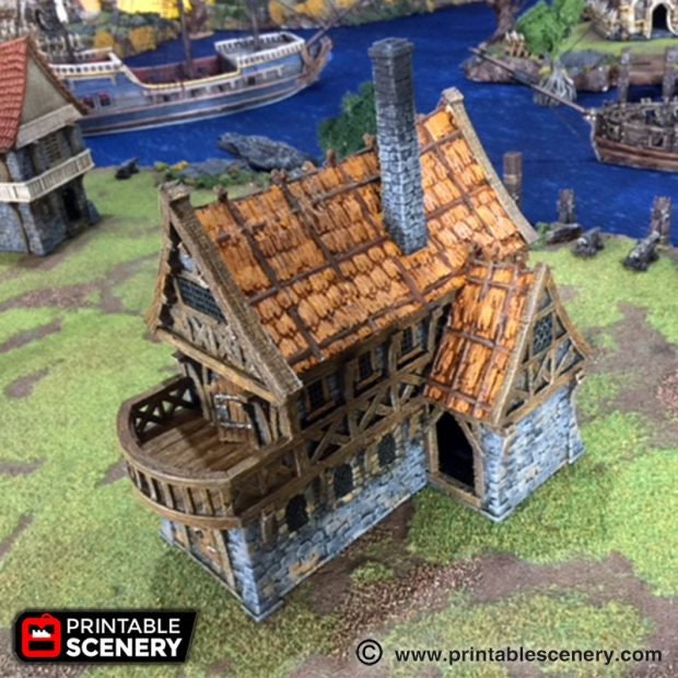Dnd Terrain the Port Merchant - Miniature Wargaming Pathfinder D&D ...