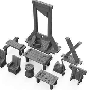 Dungeon Torture Chamber Furniture Dnd Terrain for Dungeons and Dragons ...