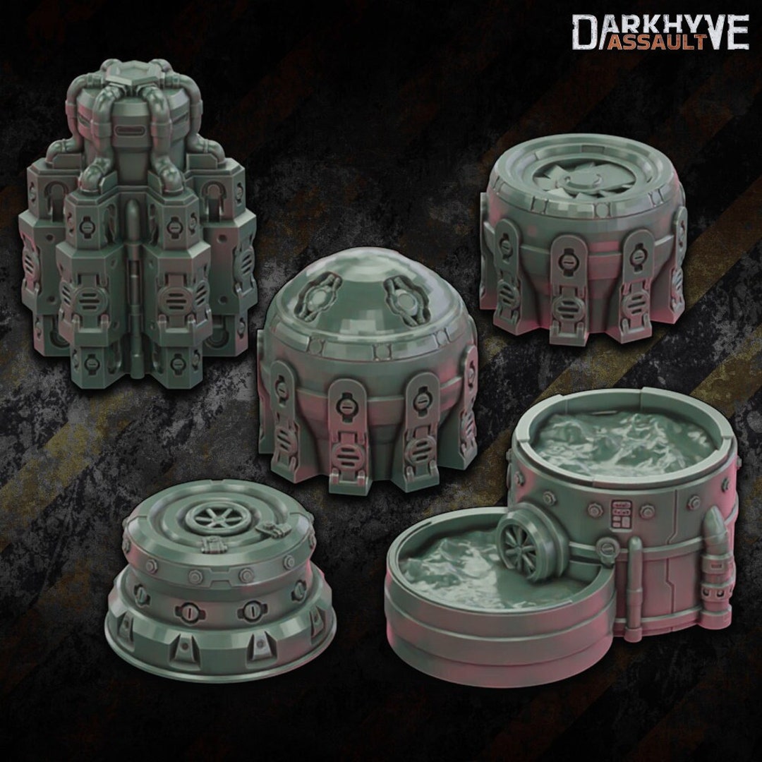 Sump Scatter Pack Sci Fi Scatter Terrain, Legion, Necromunda, Fallout ...