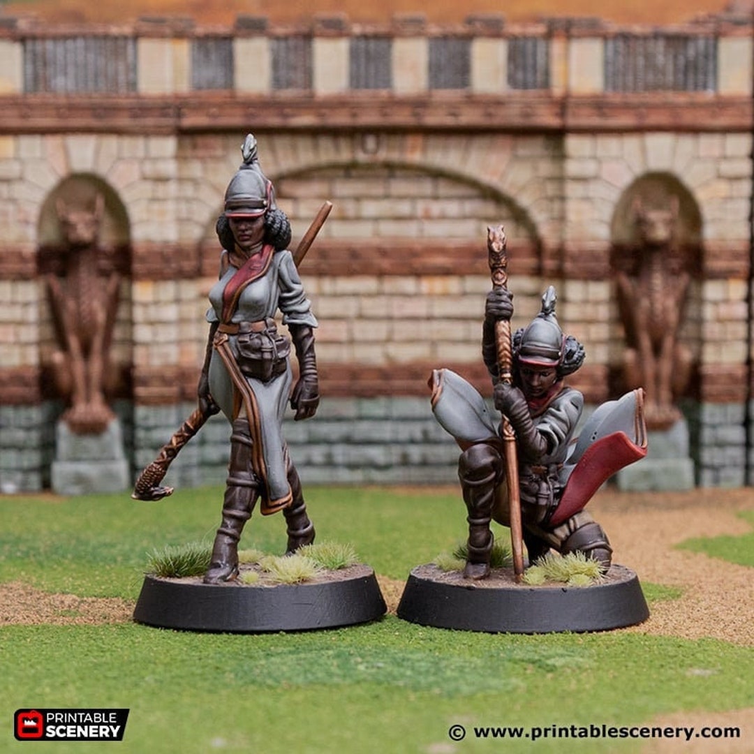 Prudelia Crescent Dnd Miniature Terrain Set, Resin Miniature, Dungeons ...