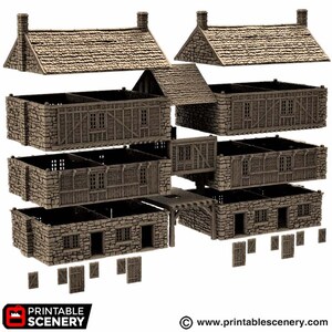 Cobblestone Way Set Dnd Terrain for Dungeons and Dragons Terrain, D&D ...