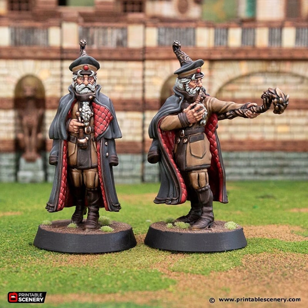 The Great Warlock Dnd Miniature Terrain Set, Resin Miniature, Dungeons ...