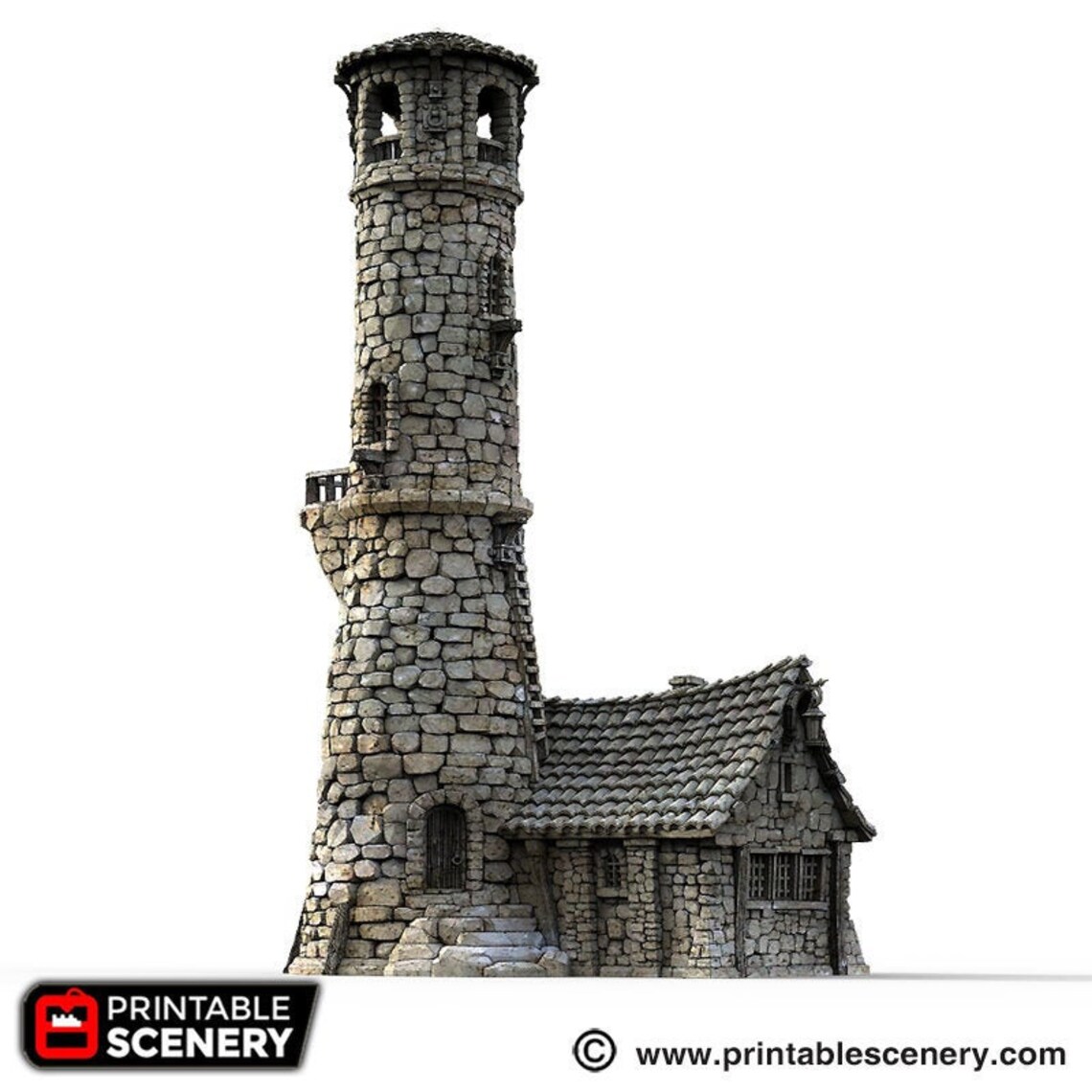 The Lost Island Lighthouse Dnd Miniature Terrain for Dungeons | Etsy