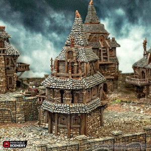 City Manor Dnd Miniature Terrain, Dungeons and Dragons Terrain, Cities ...