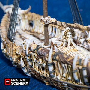 Dnd Terrain the Undead Sloop Ship - Dwarves, Elves and Demons | 28mm ...