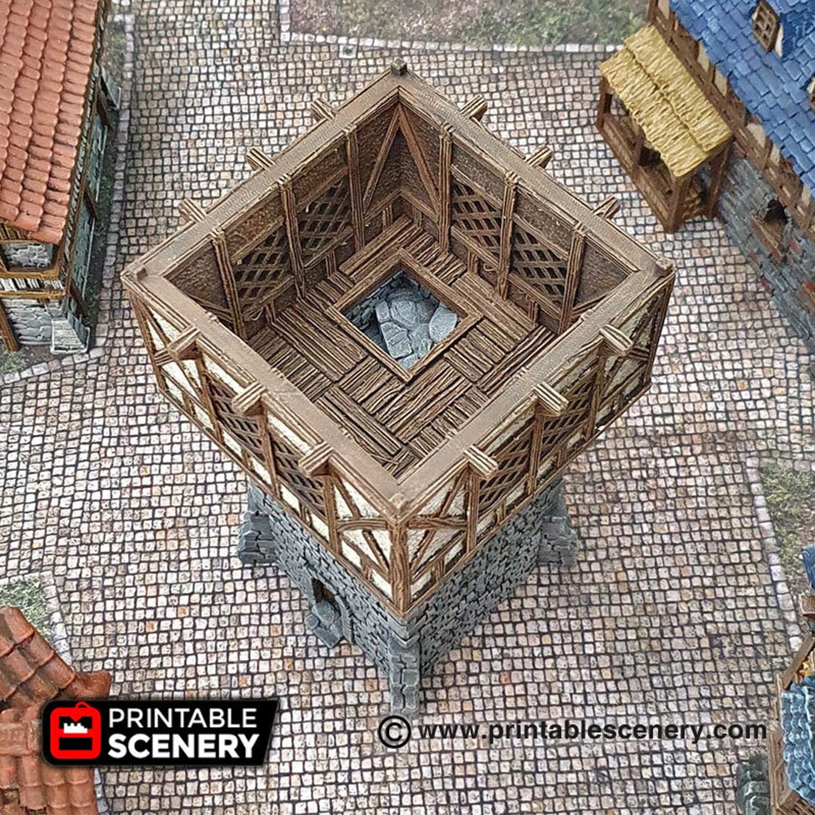 Winterdale Watchtower Dnd Miniature Terrain for Dungeons and - Etsy