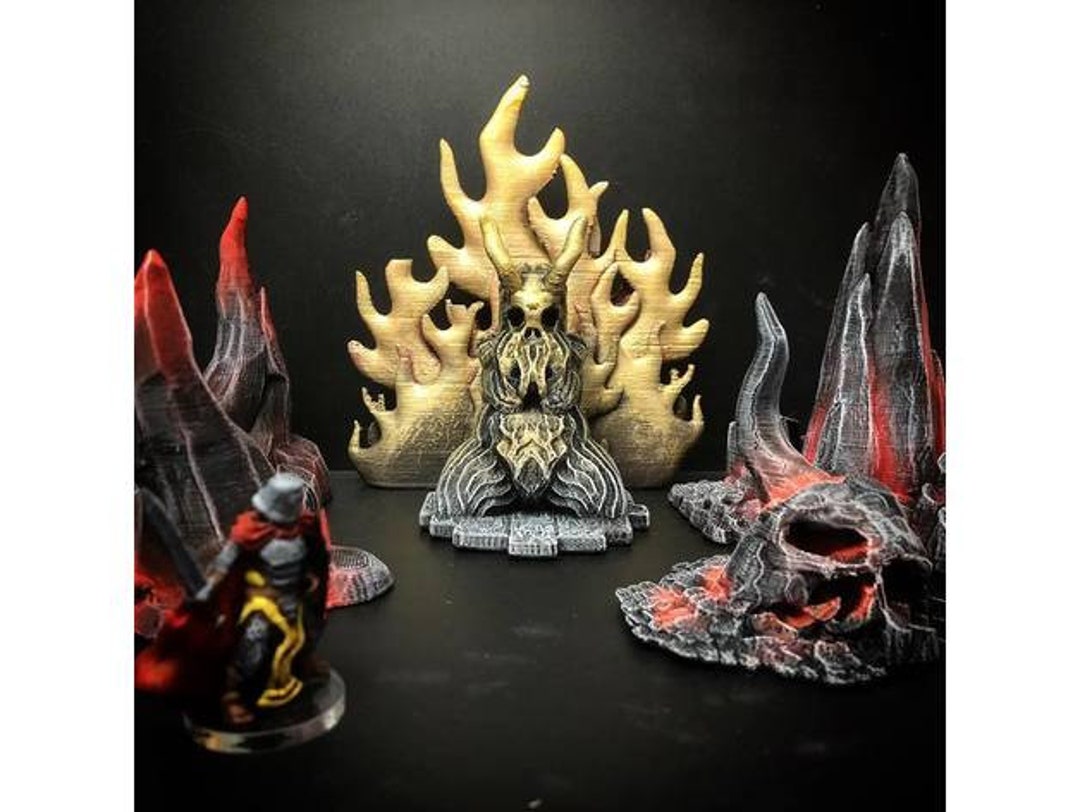 28mm Demon Idol Pathfinder Terrain Dnd Terrain 32mm | Dnd Miniature ...
