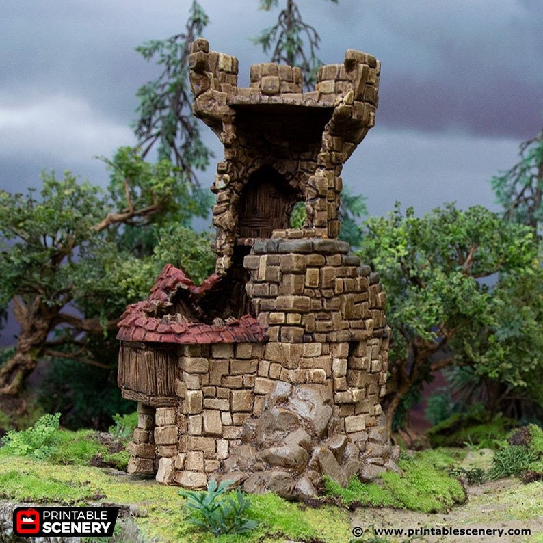 Hagglethorn Hollow Rickety Platforms Dnd Miniature Terrain for - Etsy