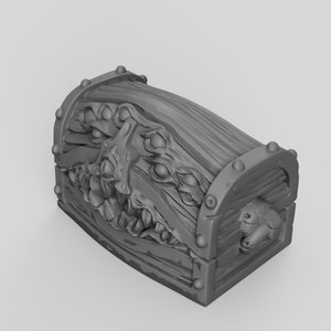 Dungeon Mimic Treasure Chest Dnd Dragonlock Tiles Terrain for Dungeons ...