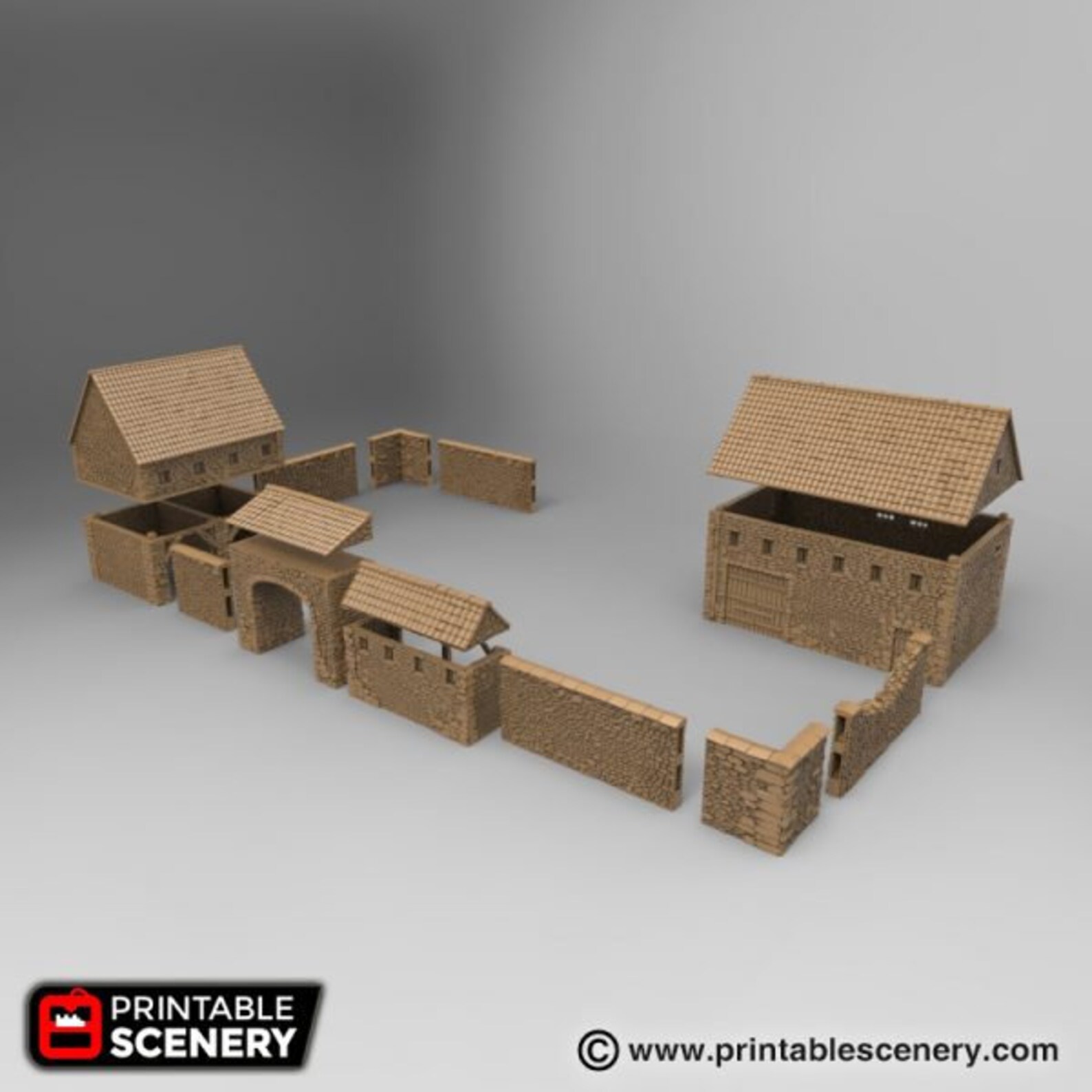 The Farm Dnd Miniature Terrain Dungeons and Dragons D&D - Etsy