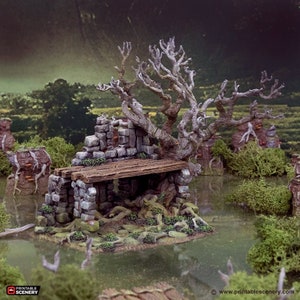 Gloaming Swamp Wildwood Ruins Dnd Miniature Terrain, Dungeons and ...