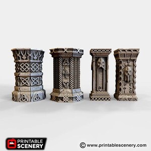 Ancient Columns Dnd Terrain for Dungeons and Dragons Terrain, D&D, D ...