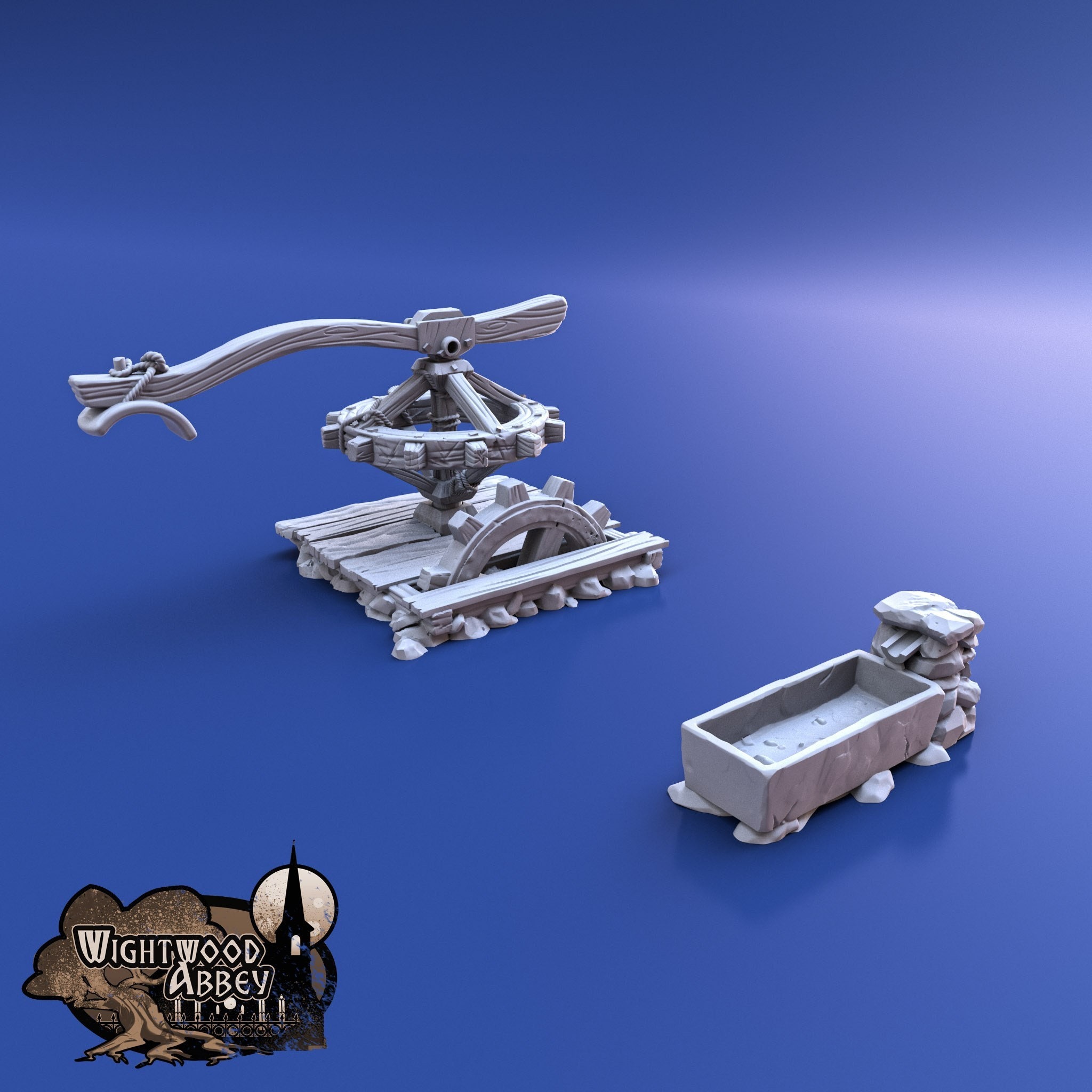 Wightwood Abbey Medieval Farming Set Dnd Miniature Terrain | Dungeons ...