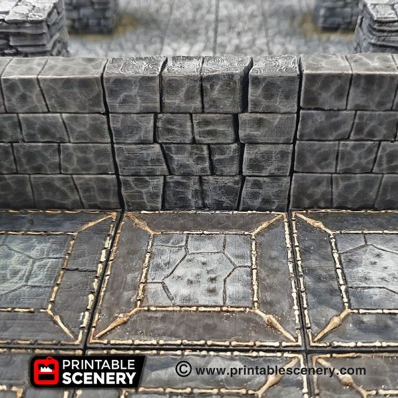 Crypt Secret Door Openlock Dungeon Tile Dnd Miniature Terrain, Dungeons ...