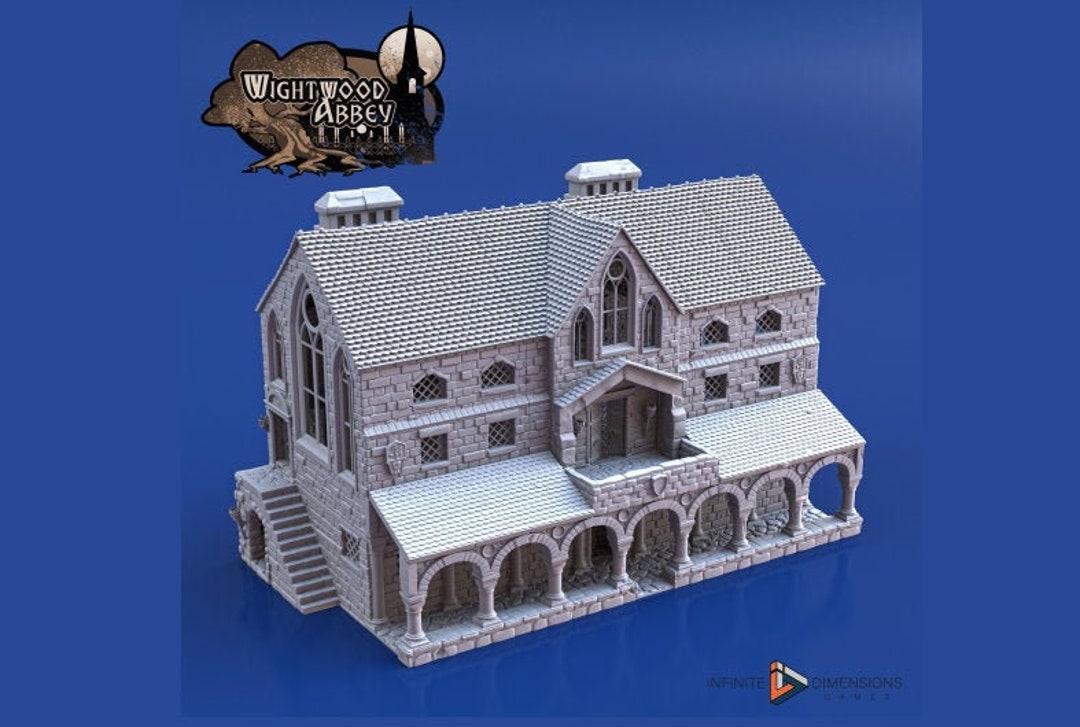 Wightwood Abbey Scriptorium Dnd Miniature Terrain, Dungeons and Dragons ...
