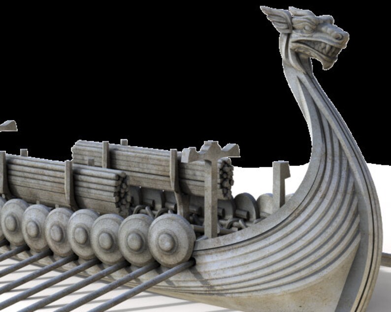 Dnd Terrain Viking Longship Ship Dwarves Elves and Demons - Etsy