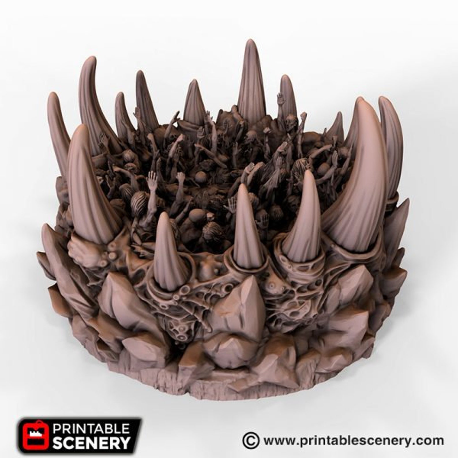 Dnd Terrain Demon Maw of Despair Dnd D&D 28mm Miniature - Etsy