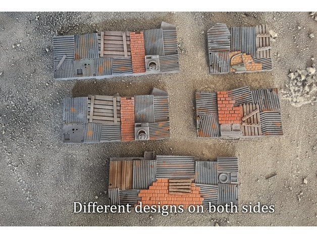 Gasland Shanty Barricades Dnd Pathfinder Role Play Terrain Not Finished ...