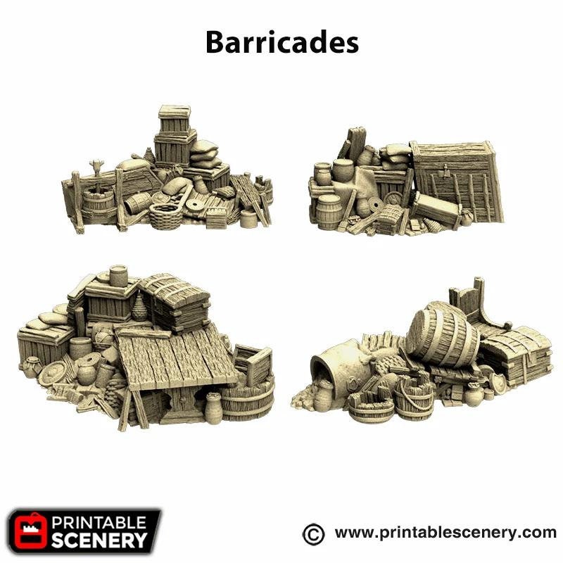 Hagglethorn Hollow Barricades Dnd Miniature Terrain for Dungeons and ...