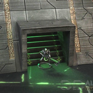 Necrontyr Pyramid Set Dnd Miniature Wargaming Terrain for Dungeons and ...