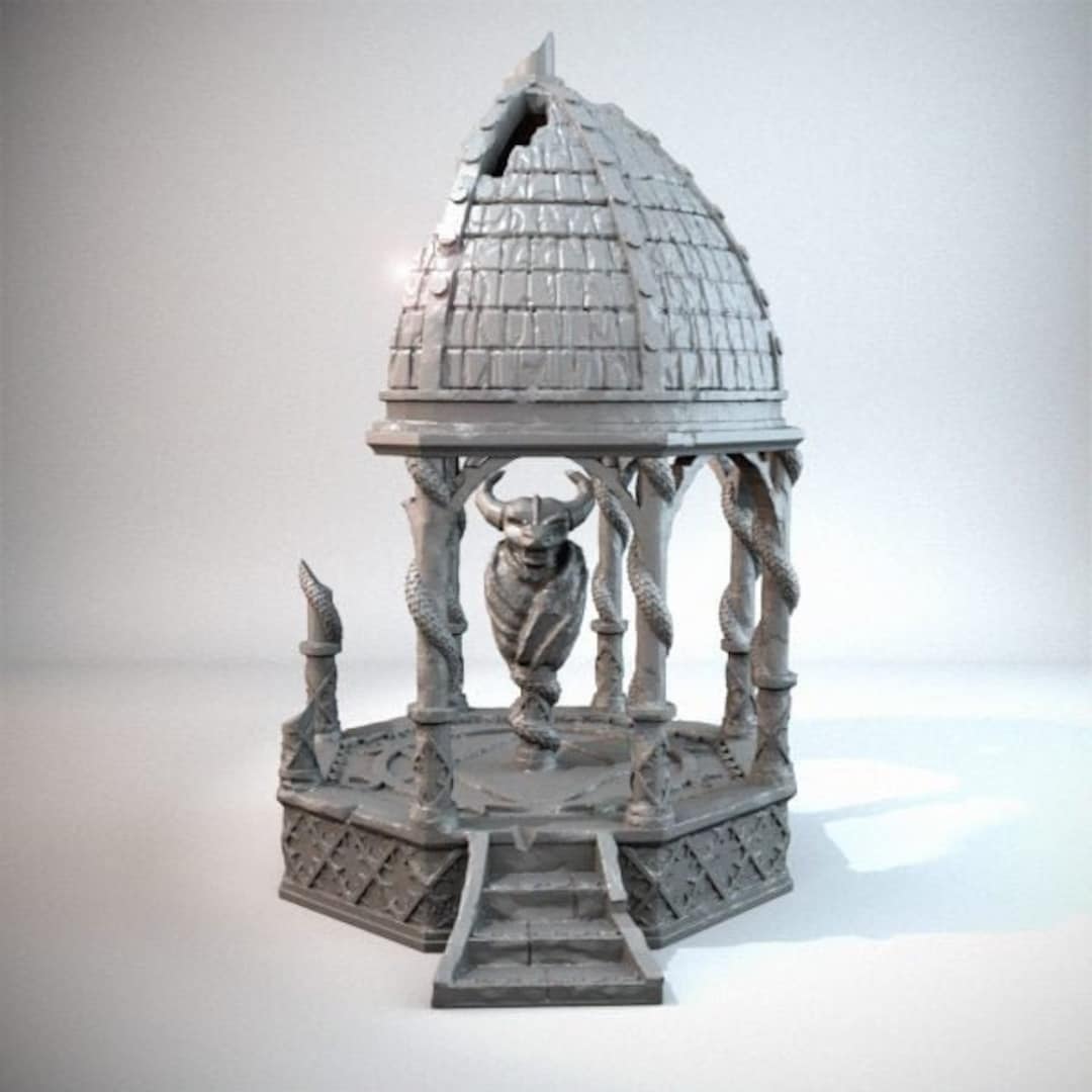 Dnd Terrain Demon Dais | Dnd D&D 28mm Miniature Terrain Tabletop RPG ...