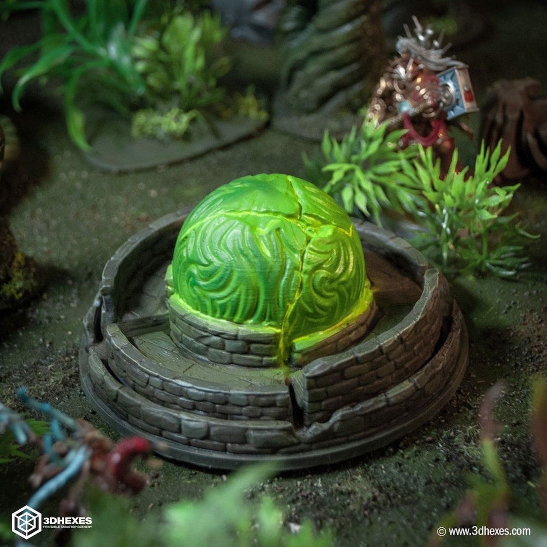 Ornamental Ancient Orb Dnd Miniature Terrain for Dungeons and - Etsy
