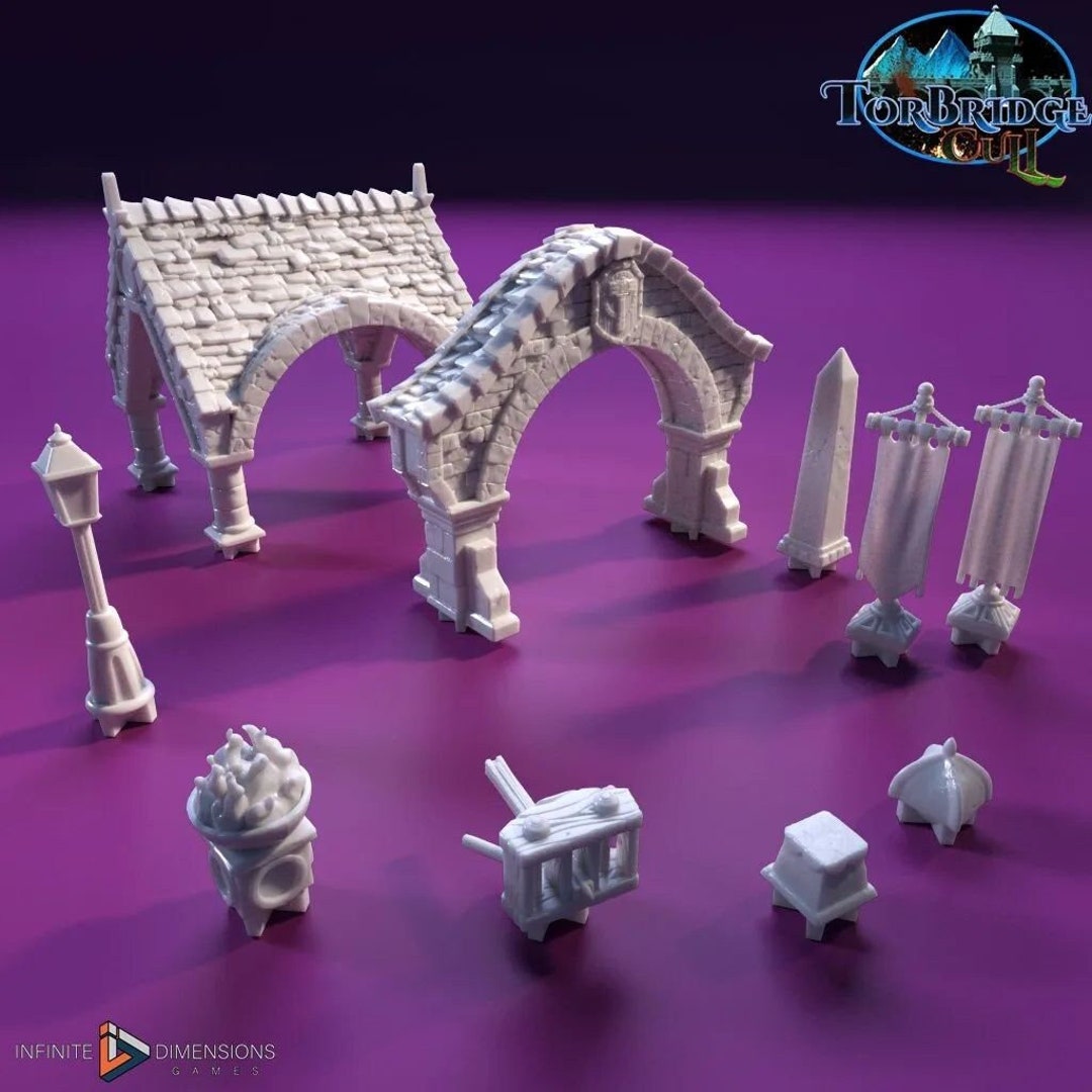 Guardrail Decorations Torbridge Bridge Expansion Set Dnd Terrain for ...