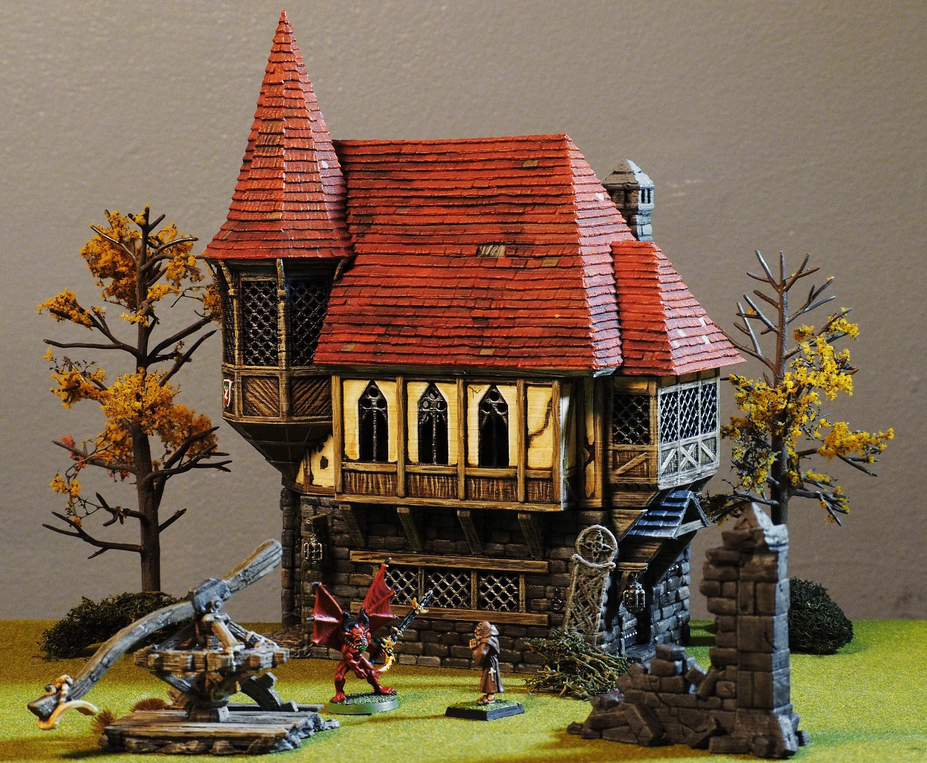 Wightwood Abbey Abbot’s House Dnd Miniature Terrain | Dungeons and ...