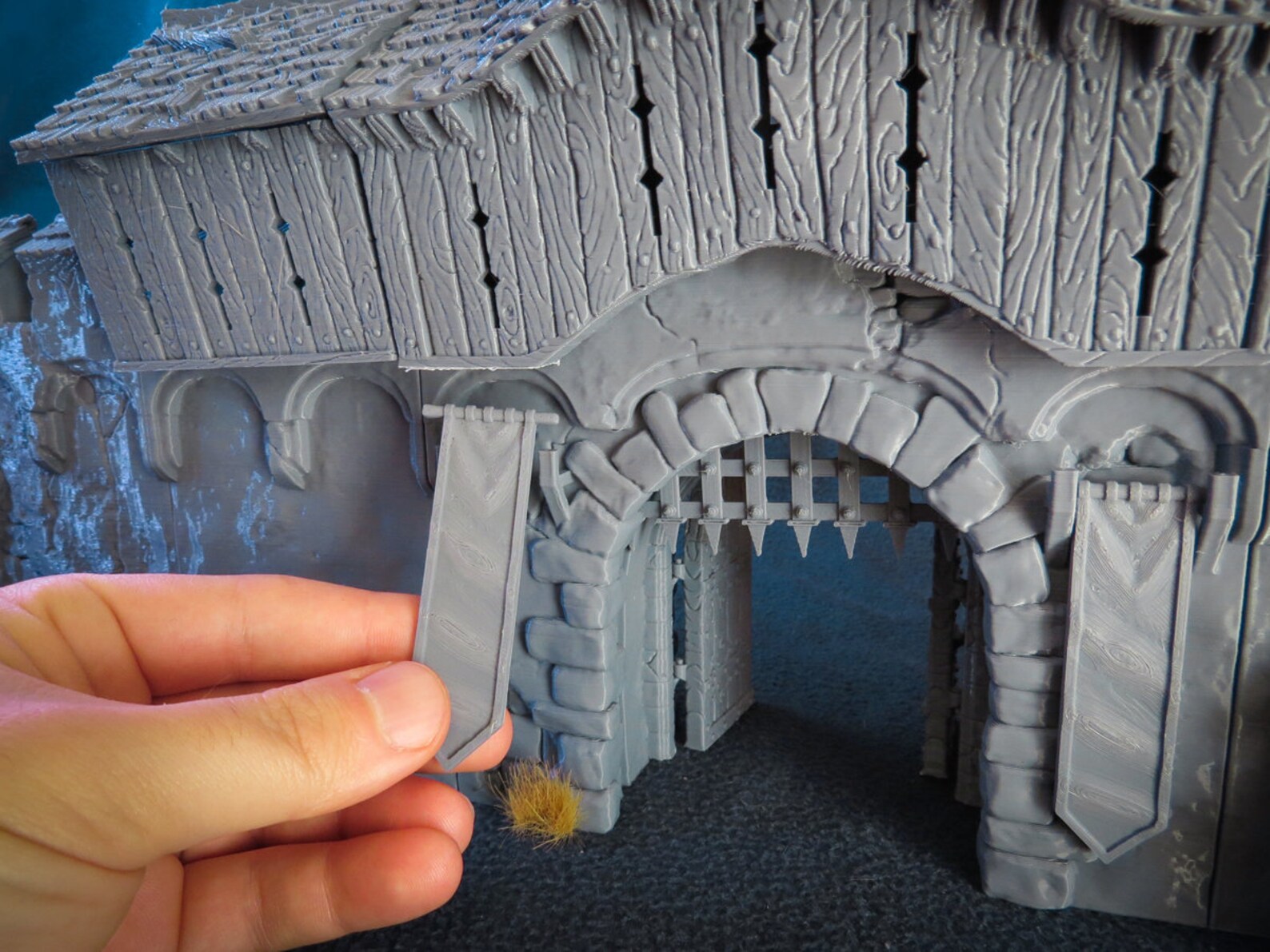 15mm 28mm 32mm Dnd Miniature Terrain City Walls and Gates - Etsy